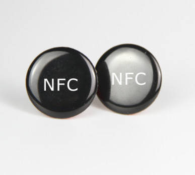 Quality 30mm Printed NFC RFID Hard Tag Epoxy For Mobile Phone for sale