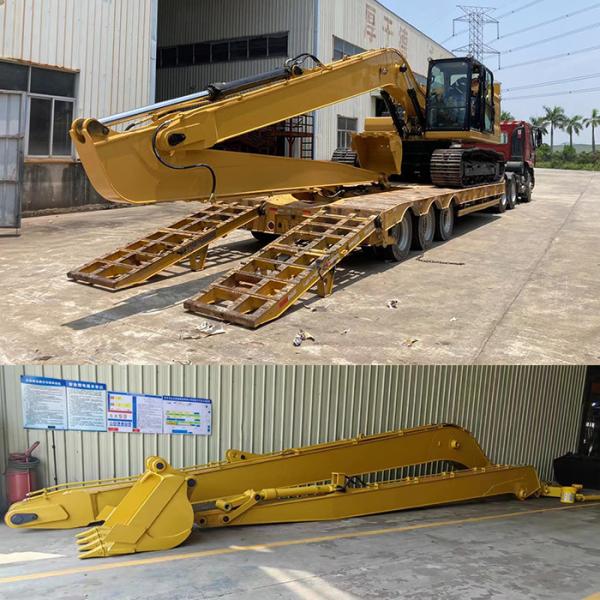 Quality Q355B Mini Excavator Long Reach , 20m Arm Construction Equipment Parts Dipper Arm Excavator for sale