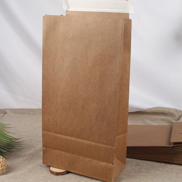 Quality 15x20cm Square Bottom Paper Bag Sturdy Eco Friendly Shipping Envelopes for sale