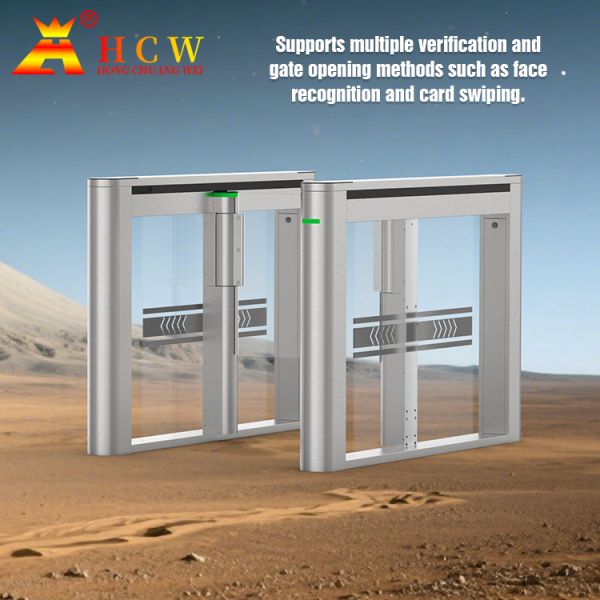 Quality Full Automatic Bidirectional Swing Barrier Turnstile IP54 Access Control Swing for sale
