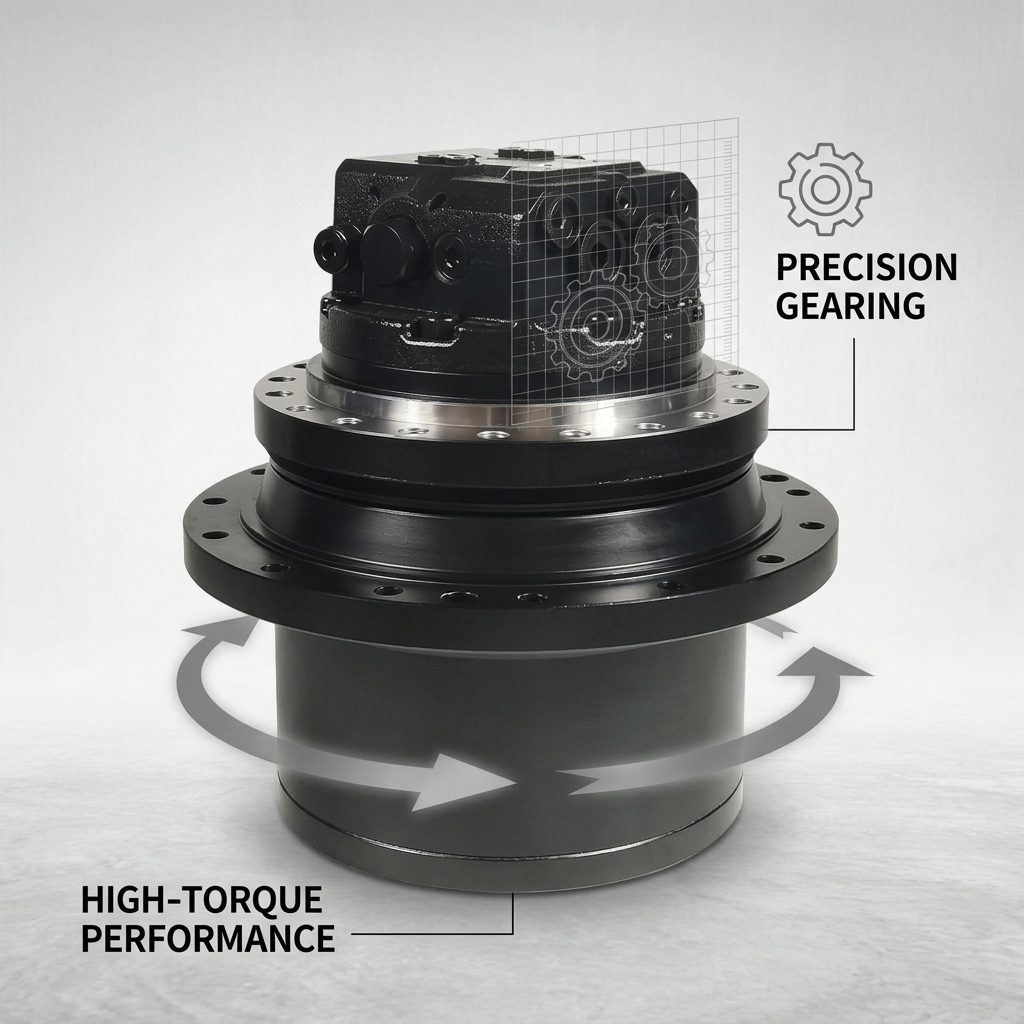 Quality DX420LC DH420 SOLAR420LC Final Drive Travel Gearbox Motor 401-00005A for Doosan for sale
