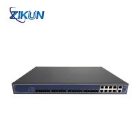Quality 8 PON PORTS GPON EPON OLT Fiber Network Max Distance 20KM FTTH Solution for sale