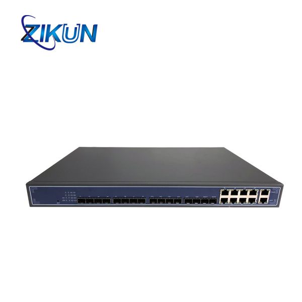 Quality 8 PON PORTS GPON EPON OLT Fiber Network Max Distance 20KM FTTH Solution for sale