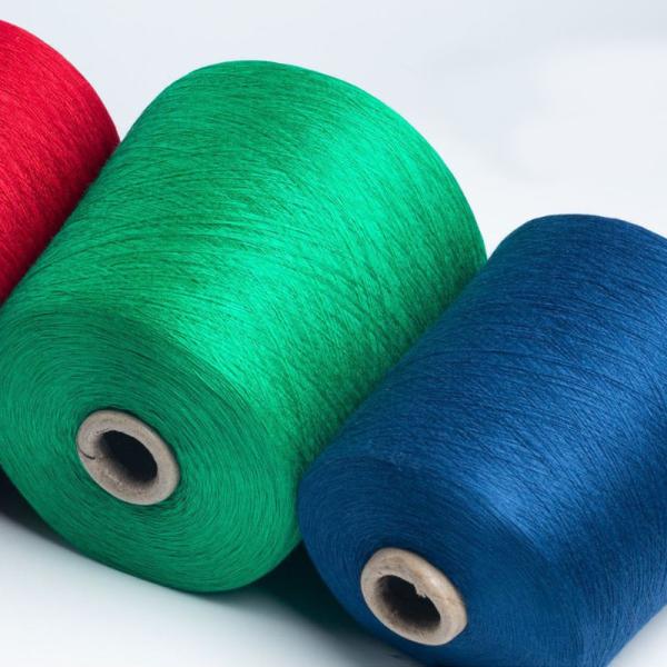 Quality 300D Polyester Vortex Viscose Rayon Filament Yarn Blended 30S/2 75D/24F Viscose for sale