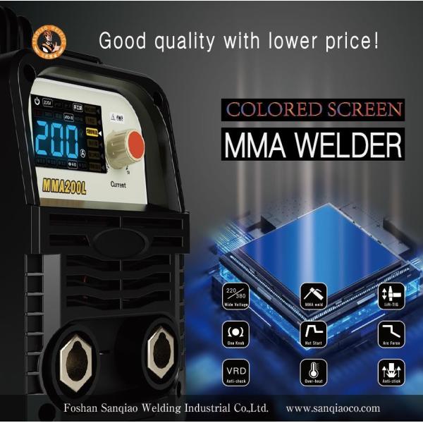 Quality MMA250L LED Welding Machine IP21S Mini Inverter Over Heat Protection for sale