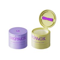 Quality Fefillable Flip Top Cream Jar With Spoon 100g 150g 200g for sale