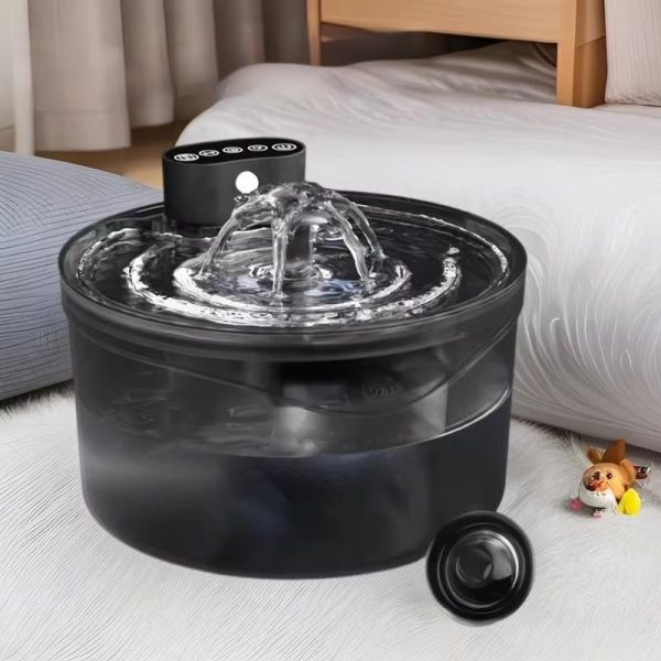 Quality Automatic Wireless Charge Induction Intelligent Pet Water Dispenser Eco-Friendly Waterproof IPX7 Portable Bottle Cat Dog Feeder for sale