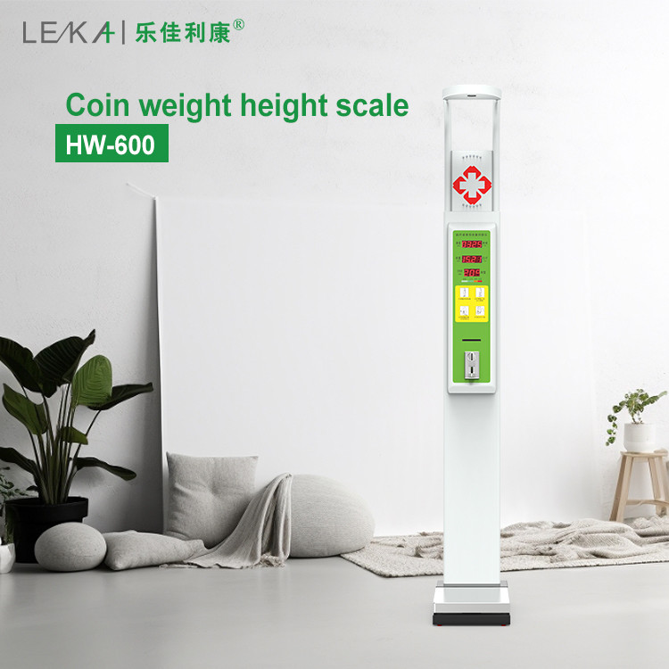Quality Durable Coin Operated Body Height Weight BMI Machine Weighing Scale with OBM for sale