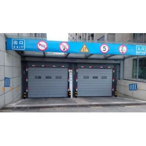 Quality Customizable High Speed Spiral Door Parking Lot Entrance And Exit Door for sale
