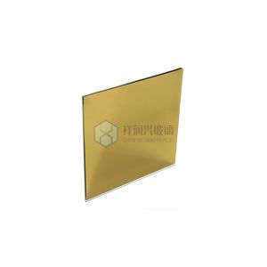 Quality Modern Style Bronze Golden Glass Coloreds Mirror Panel Colored Mirrors Glass for sale