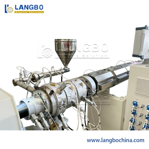 Quality Plastic Water Supply PE HDPE PP PPR Pipe Tube Single Screw Extruder Production for sale
