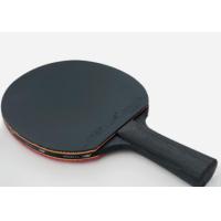 Quality 5 Plies Plywood 3 Star Table Tennis Racket Set Black Bag 8 ABS Balls Straight for sale