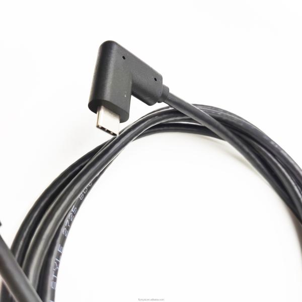 Quality Customized Left Angle Right Angle C Male To USB C Female Cable Type C Cable Fast for sale
