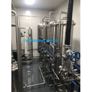 Quality Heat Exchanger Ultrapure Pharma Effluent Treatment Plant Uv Lamp Edi Ro for sale