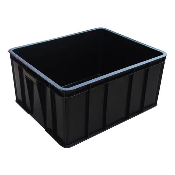 Quality Small ESD Safe Plastic Boxes 350*265*125mm Anti Static Bin Glossy Lamination for sale