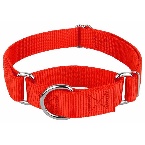 Quality 2 Layers Soft Nylon Dog Collar Comfortable Martingale Loop For Dog Walking for sale