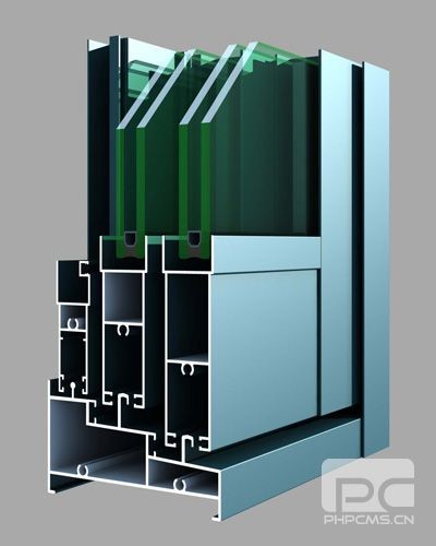 Quality Customized Colors Aluminium Windows Profiles Double Glazed Heat Insulation for sale