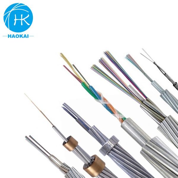 Quality 96 Fibers Stranded Over Head Cable OPGW Optical Ground Wire For Outdoor Distribution for sale