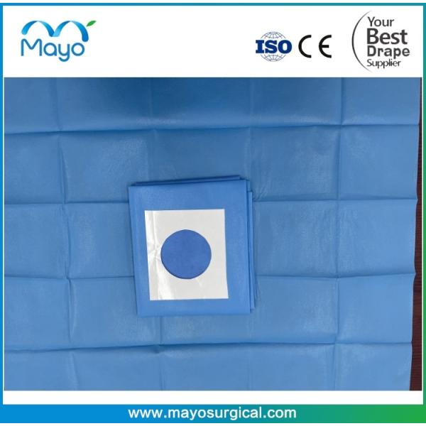 Quality Non Woven Fabric Disposable Impervious EO Sterile Fenestrated Surgical Drape for sale