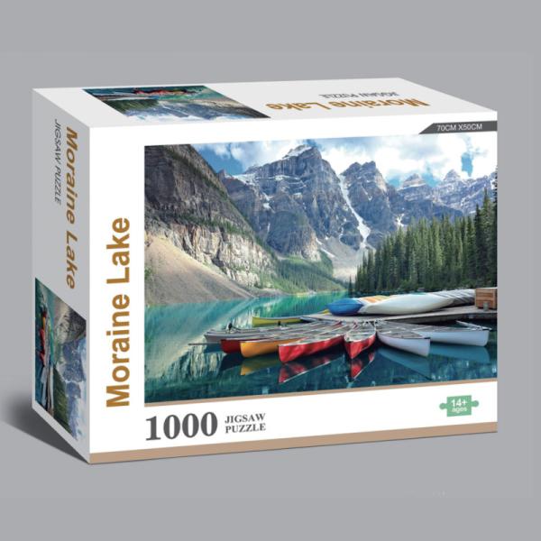 Quality ODM Gift Family 1000 Piece Decompression Game Jigsaw Puzzle For Adults for sale