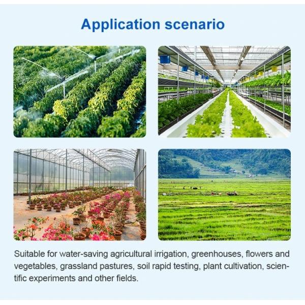 Quality 3 in1 Soil Moisture Temperature EC Conductivity Sensor IP68 RS485 Soil Meter for sale