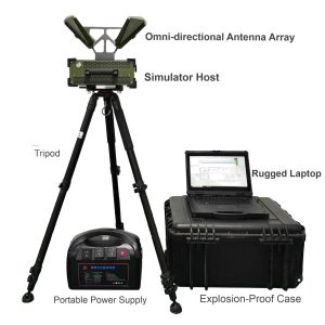 Quality Lightweight Drone Detection System AM FM PM 20dBm With Wireless Remote Control for sale