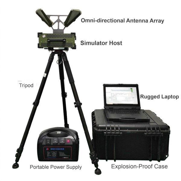 Quality Advanced Radar Signal Simulator 16 Simultaneous Signals Phase Coding Military for sale