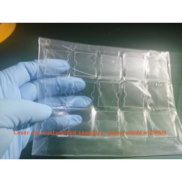 Quality Customized Shape Laser Cut Sapphire Windows , Sapphire Coated Crystal for sale