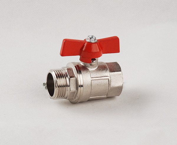 Quality 1/2 inch Nickel Plated Brass Ball Valve for sale