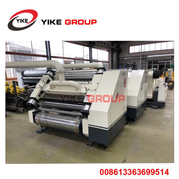 Quality Steam Heating Corrugated Box Making Machine , Single Facer Corrugated Machine for sale