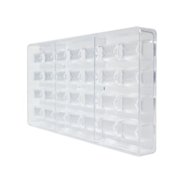 Quality PS DIY Square Shape Chocolate Mould 3D Polycarbonate Customized for sale