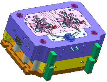 Quality 100000 Shots Die Casting Mold Aluminum Material HASCO Standard for sale