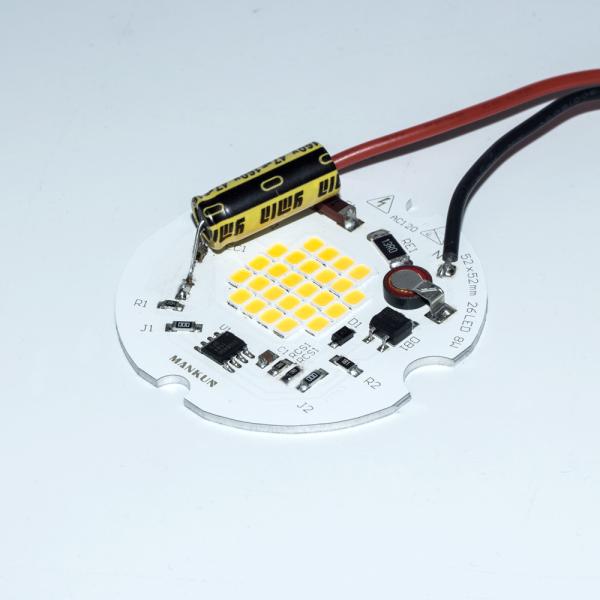 Quality 52x52mm AC120V Downlight AC LED Module With Smd2835 Aluminum PCBA for sale