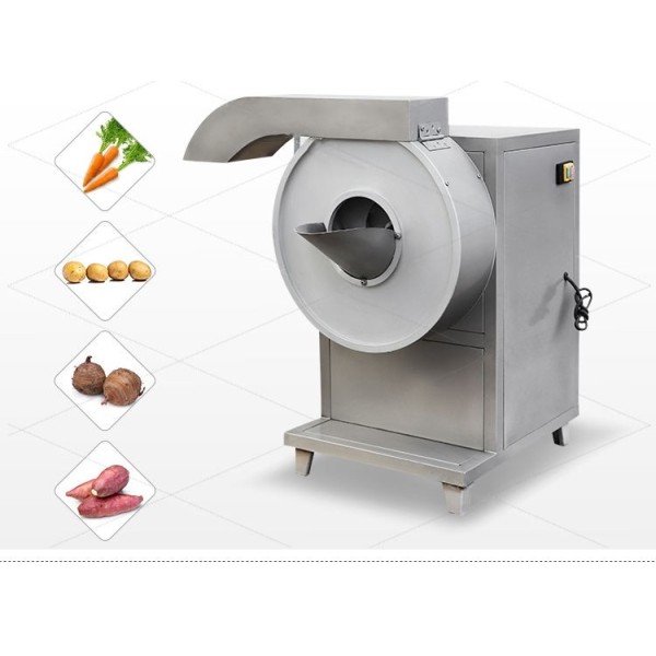 Quality Industrial Potato Slicer Machine Foot Long French Fries Potato Cutter 200kg/H for sale