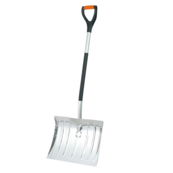 Quality DIY Grade S-type Aluminum Snow Spade with Bend Aluminum Tube Handle Blade Length 13 1/2in for sale