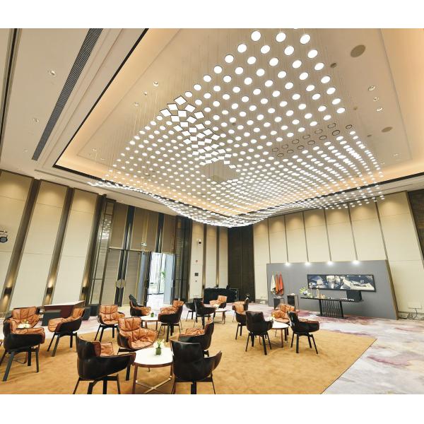 Quality Customized Smart Elegant Extra Large Chandeliers Contemporary Wave Led for sale
