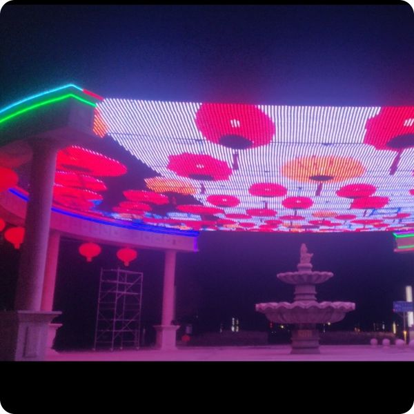 Quality Touchscreen Pixel LED Mesh Screen Creative Customized IP65 for Video Wall for sale
