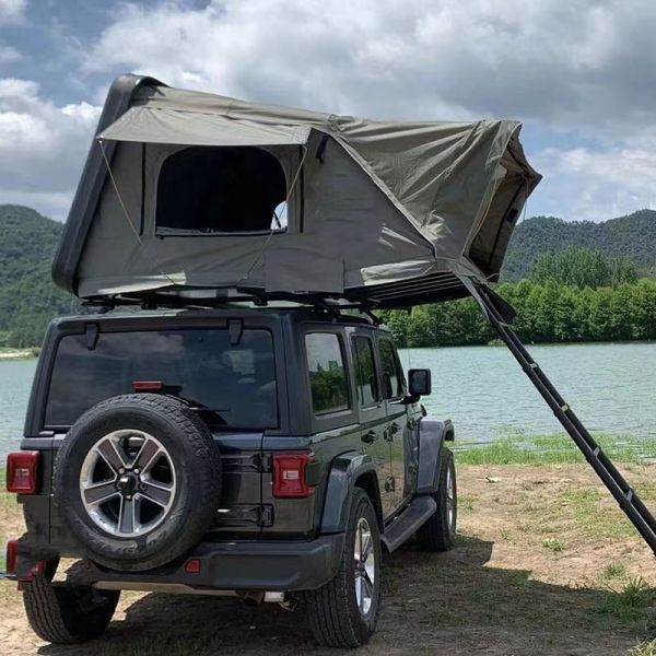Quality New Style Fold-Out Rooftop Tent Outdoor Camping Aluminum Hard Top Tent for sale