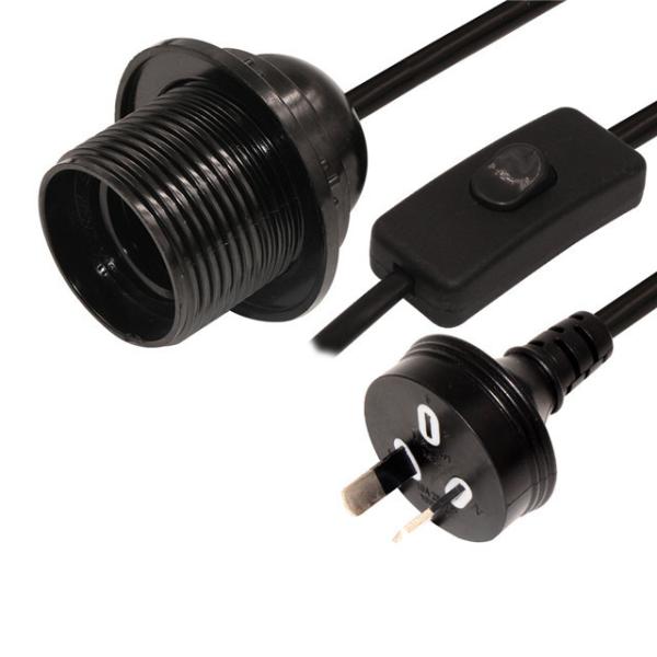 Quality AU Plug Salt Lamp Power Cord with Dimmer Switch 1.8m for sale
