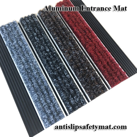 Quality Aluminum Commercial Entrance Mats Custom Logo Heavy Duty for sale