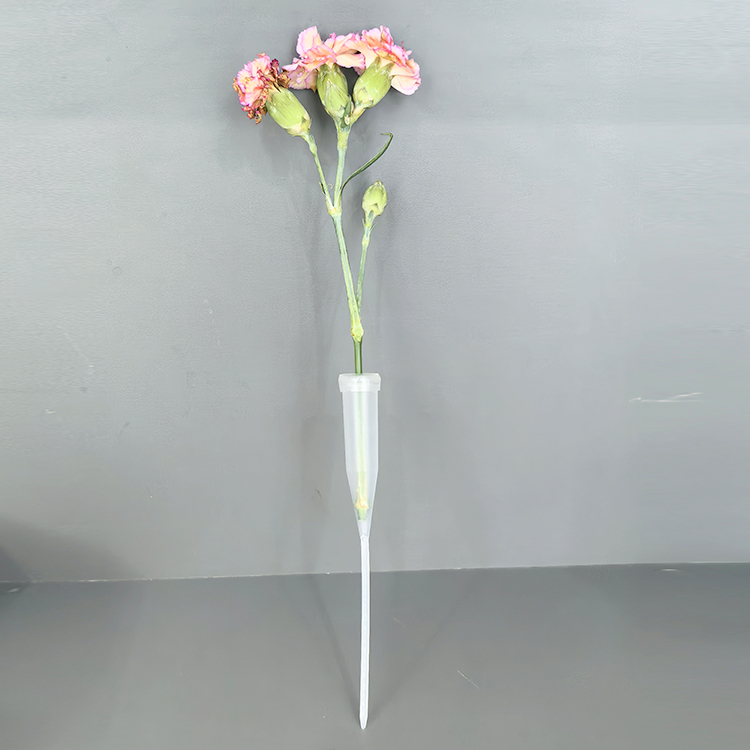 2026 New Design 50Pcs Floral Water Tubes with Picks 11.8 Inch Matt Clear Plastic Extendable Vials Fresh Flower Stem Water Tubes with Caps for Floral Arrangements Bouquet Stem Florist Supplies