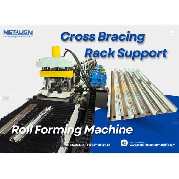 Quality High Efficiency Rack Roll Forming Machine with 18 Forming Stations and 5.5Kw for sale