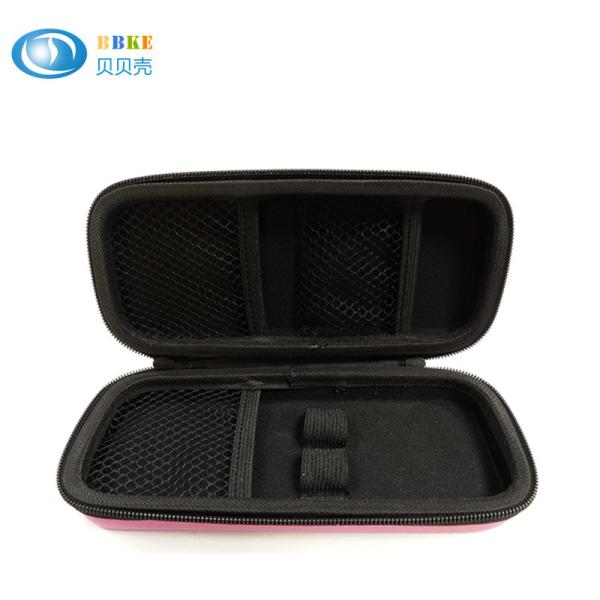 Quality Durable E - Cig Hard Eva Case Holder For Shisha Pens / Charger / Liquid Pink for sale