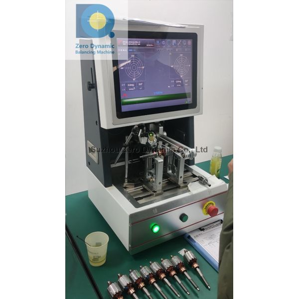 Quality Soft Bearing Rotor Balancing Machine High Precision Belt Drive Rotor Balancer for sale