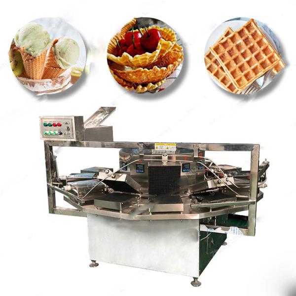 Quality 1600Pc/H Automatic Feeding Ice Cream Waffle Cone Making Machine for sale