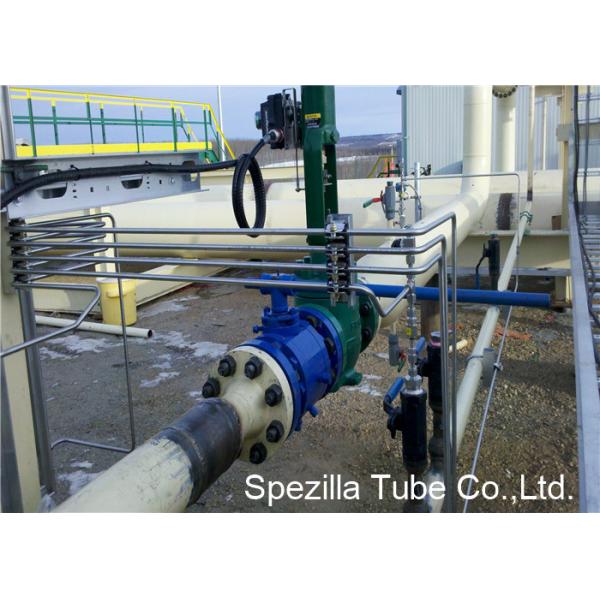 Quality Seamless 304 high pressure stainless steel tubing , Polished Stainless Steel for sale
