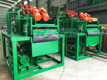 Desanding plant for mud system 100m³ /H Capacity Bored Piling Mud Recycling System