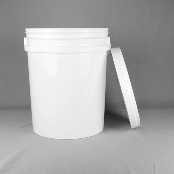 Quality Plastic White Round Paint Bucket 20L for sale