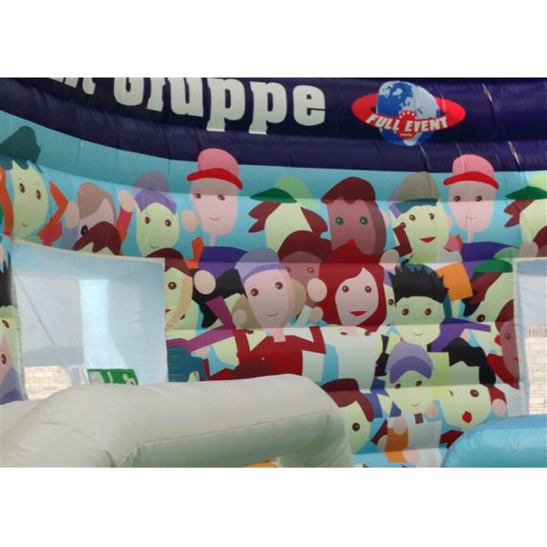 Quality Big Football Station Kids Inflatable Playground , Big Party Inflatable Football for sale