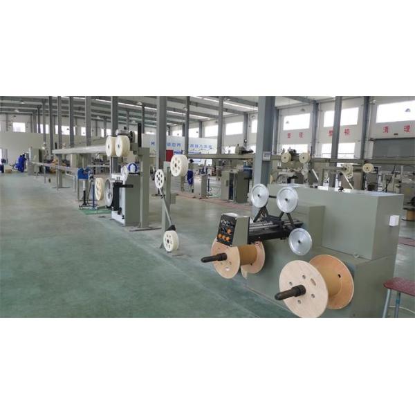 Quality Fiber Optic Drop / FTTH / Premises Cable Making Equipment Jacketing Machine for sale